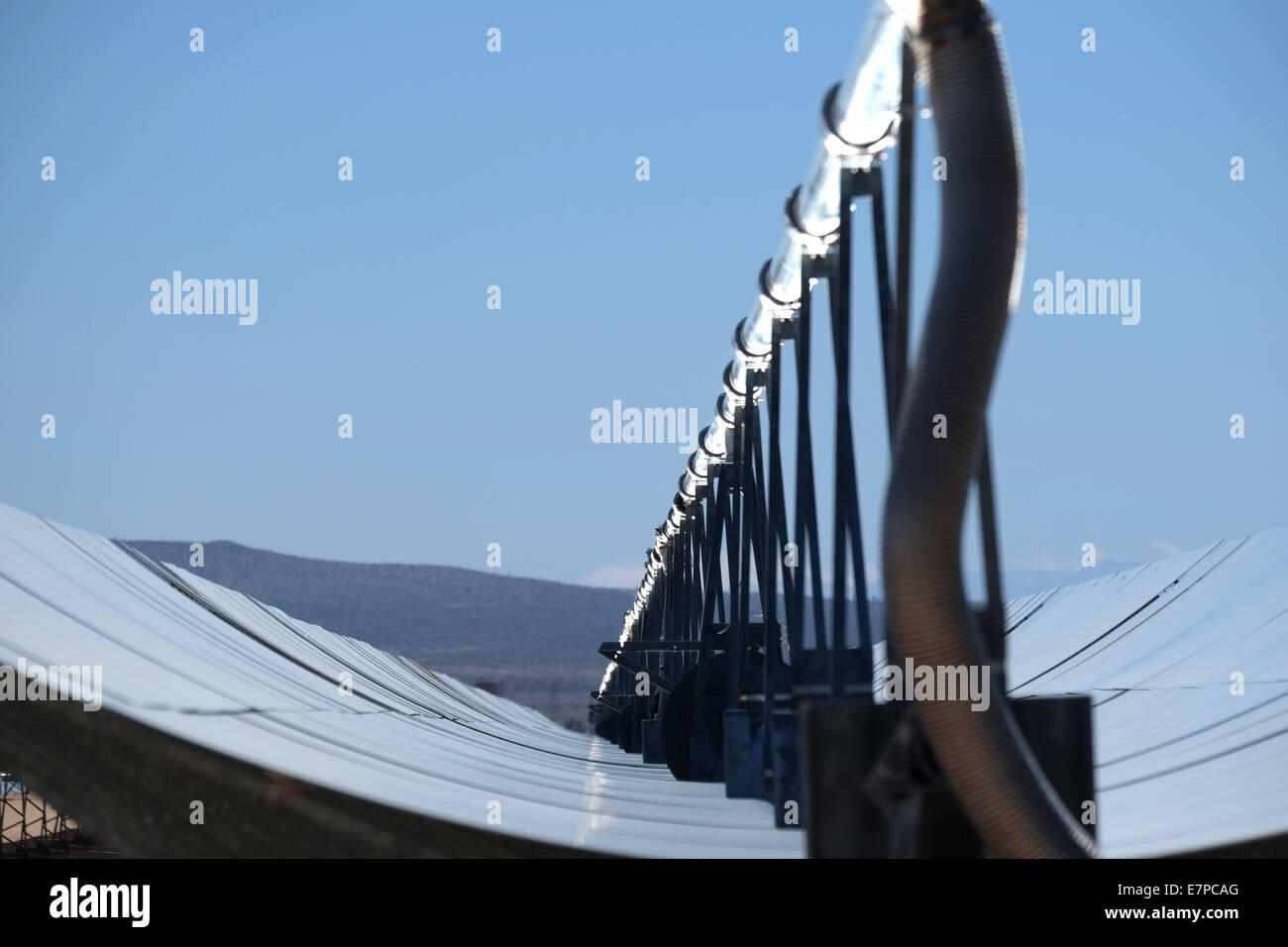 Kramer Junction Solar Generating Facility California USA Stock Photo ...