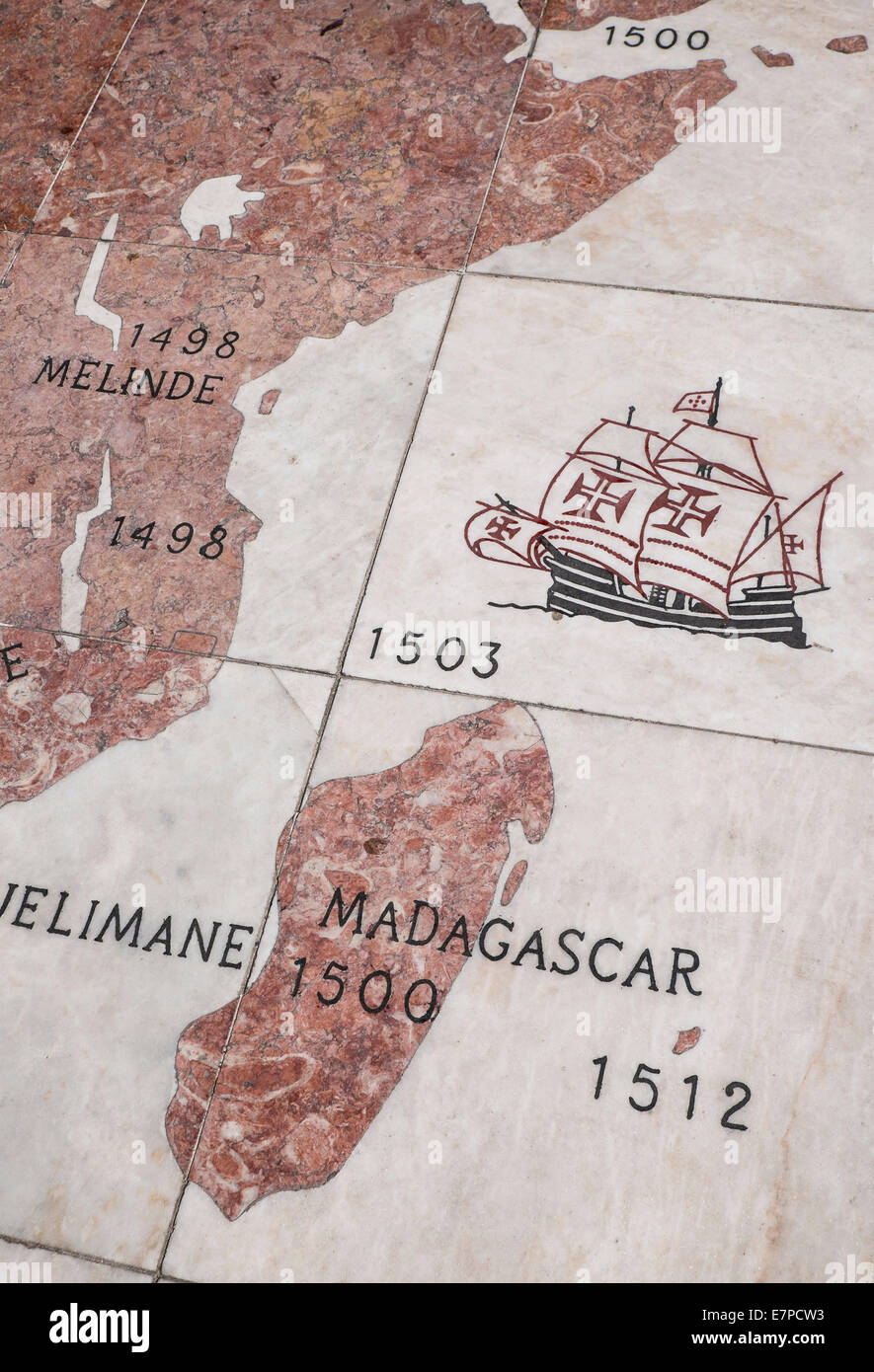 Map world lisbon portugal hi-res stock photography and images - Alamy