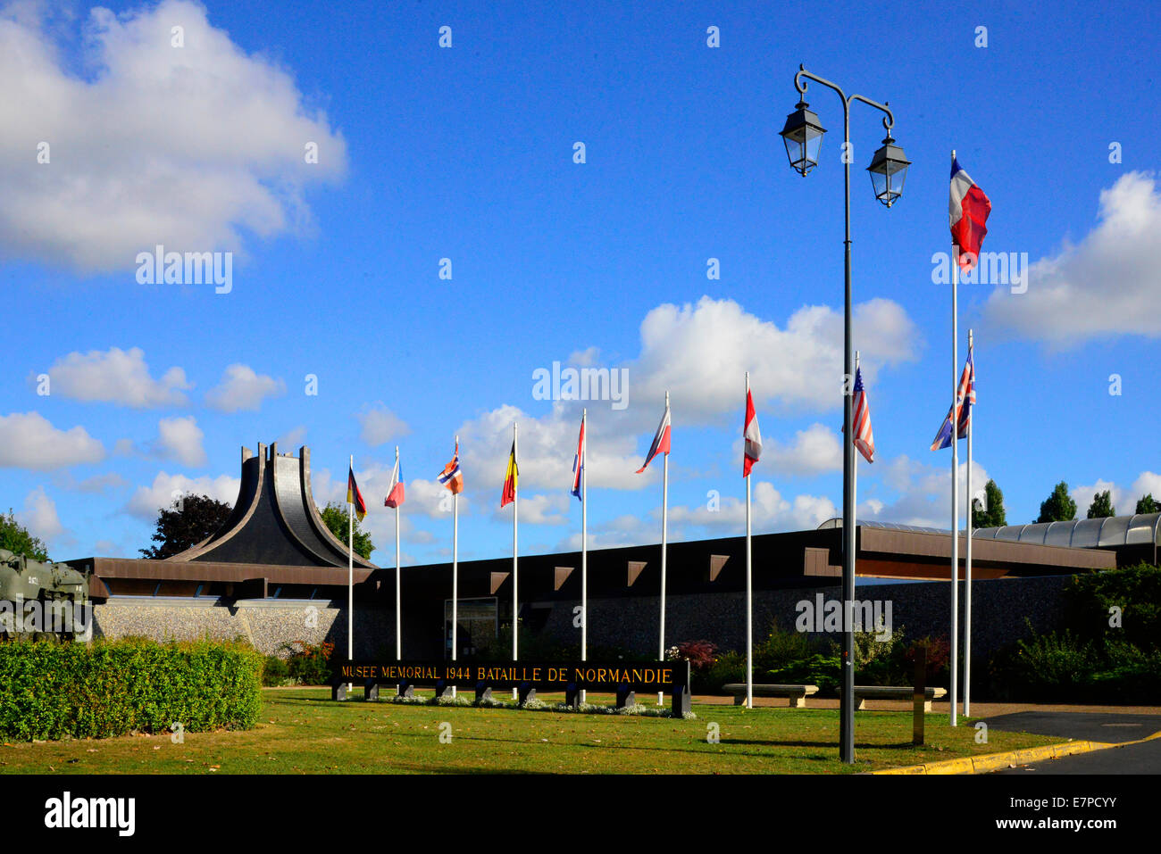 Battle of Normandy Memorial Museum WWII Bayeux France FR Europe Stock ...