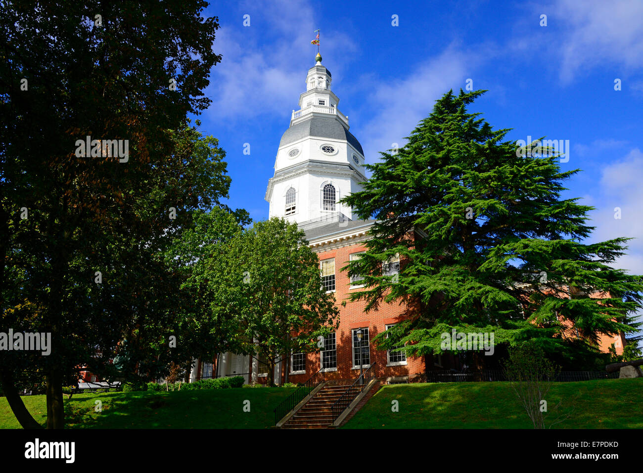State Capitol Building Statehouse Annapolis Maryland MD Capital Stock ...