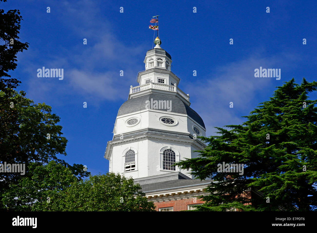 State Capitol Building Statehouse Annapolis Maryland MD Capital Stock ...