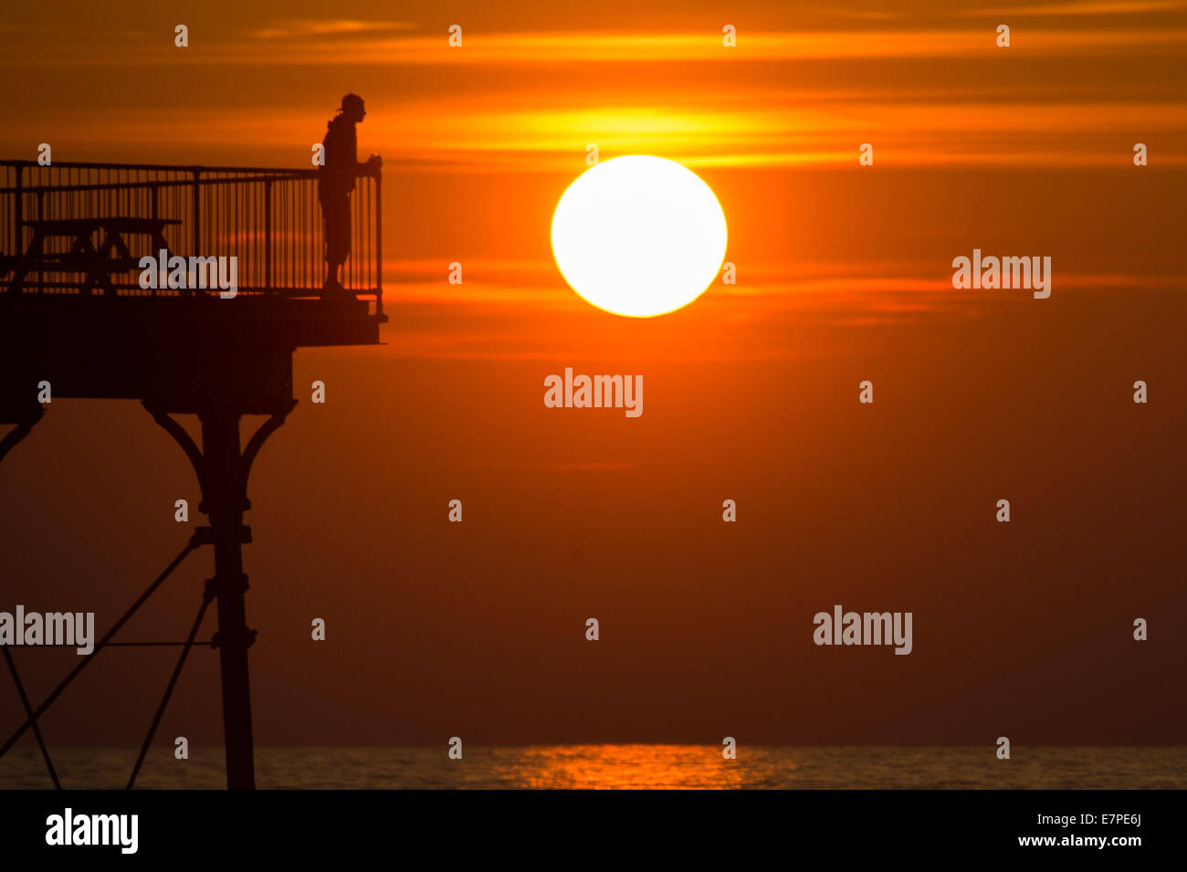 Aberystwyth Wales UK, Monday 22 September 2014 The long spell of warm ...