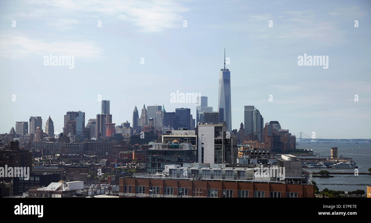 USA, New York State, New York City, Remote cityscape Stock Photo - Alamy