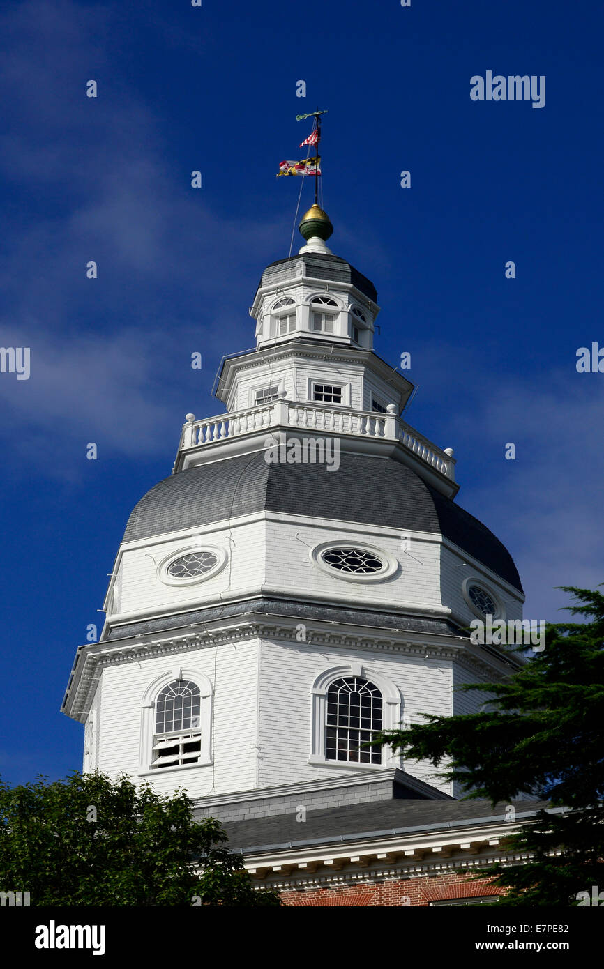 State Capitol Building Statehouse Annapolis Maryland MD Capital Stock ...