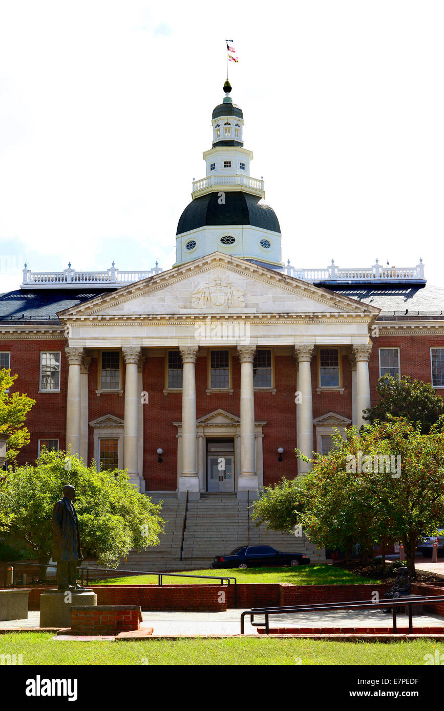 State Capitol Building Statehouse Annapolis Maryland MD Capital Stock ...