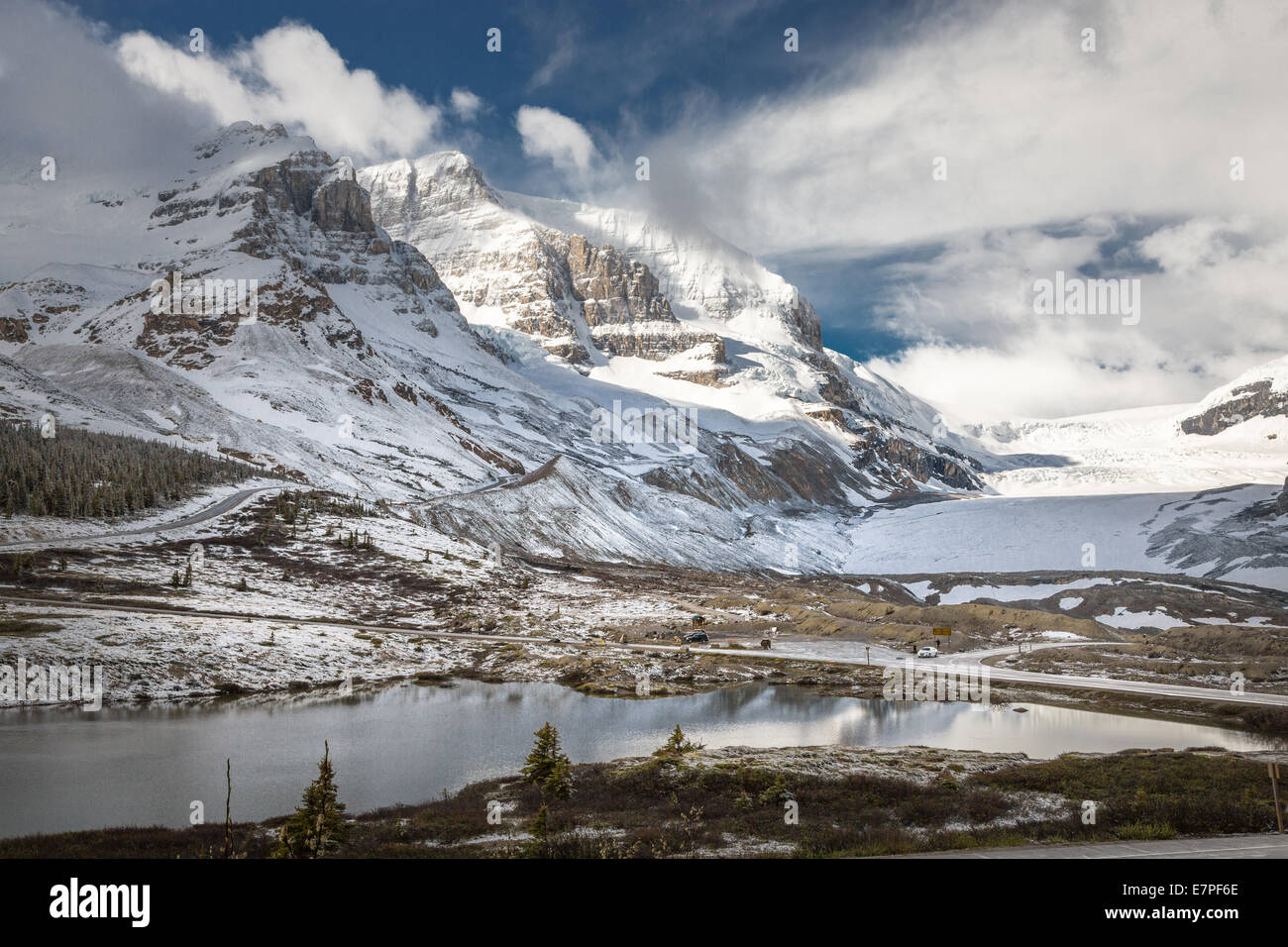 Columbia Icefield, Icefields Parkway, Jasper National Park, Alberta ...