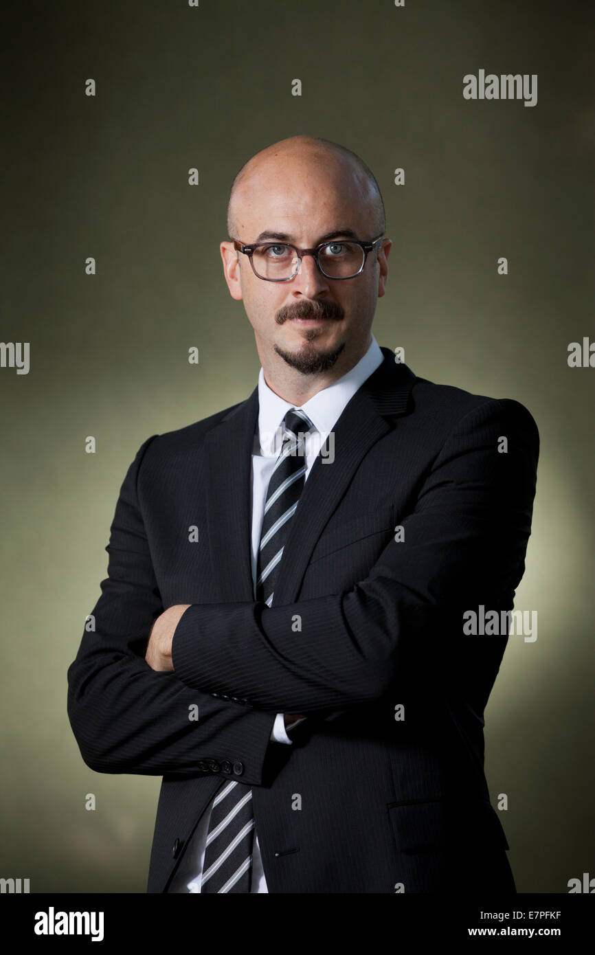Greg Baxter, author, at the Edinburgh International Book Festival 2014 ...
