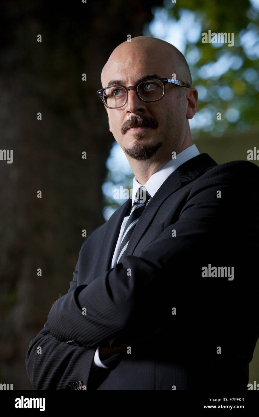 Greg Baxter, author, at the Edinburgh International Book Festival 2014 ...