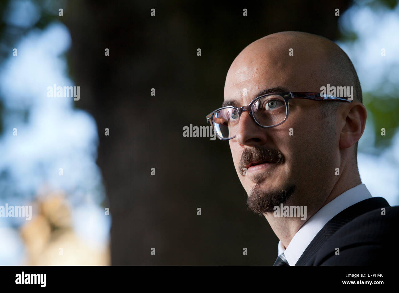 Greg Baxter, author, at the Edinburgh International Book Festival 2014 ...