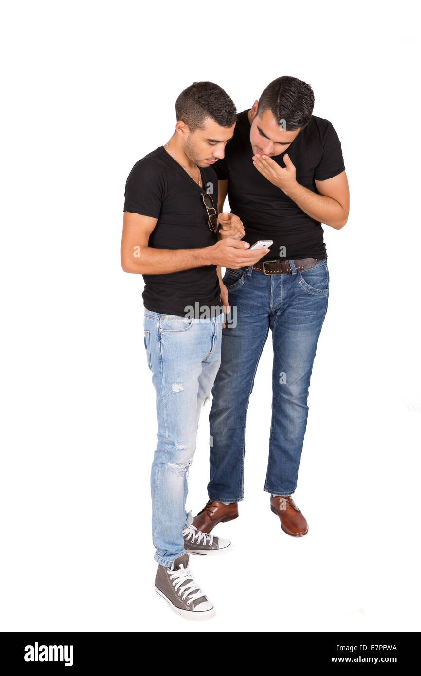 Two men two men Cut Out Stock Images & Pictures - Alamy