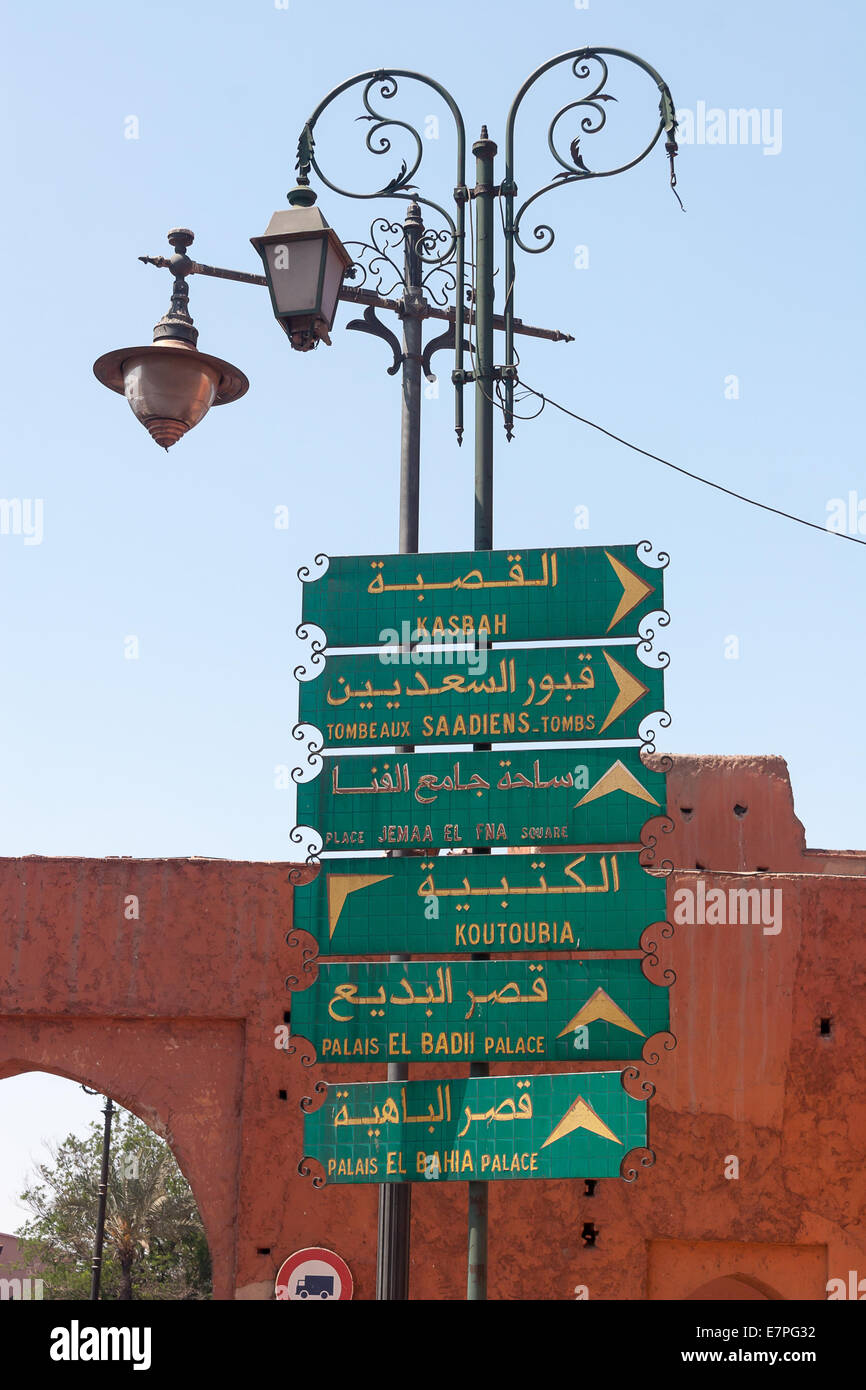 Marrakesh city view Stock Photo - Alamy