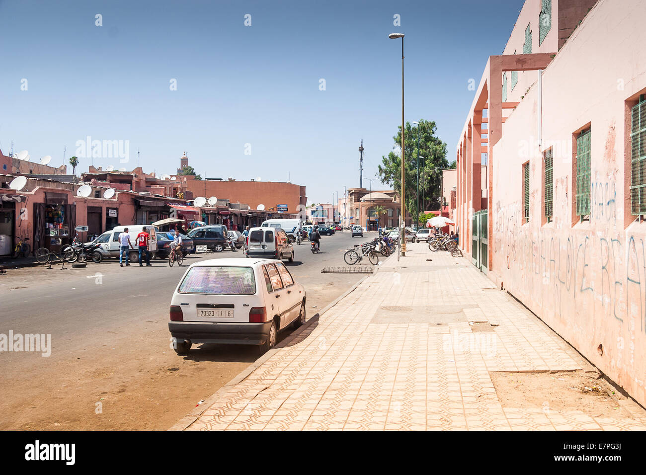 Marrakesh city view Stock Photo - Alamy
