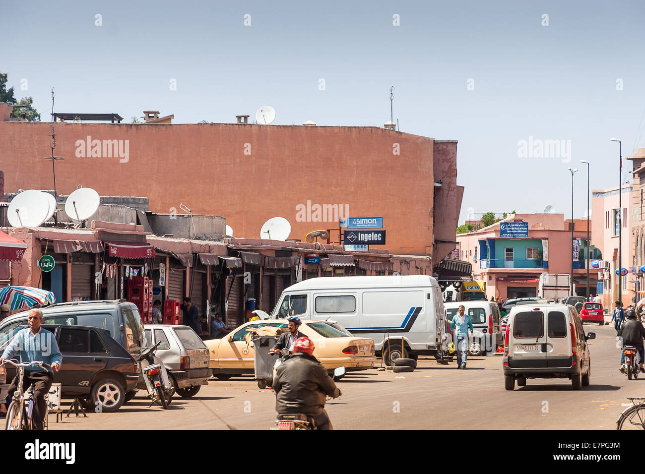 Marrakesh city view Stock Photo - Alamy