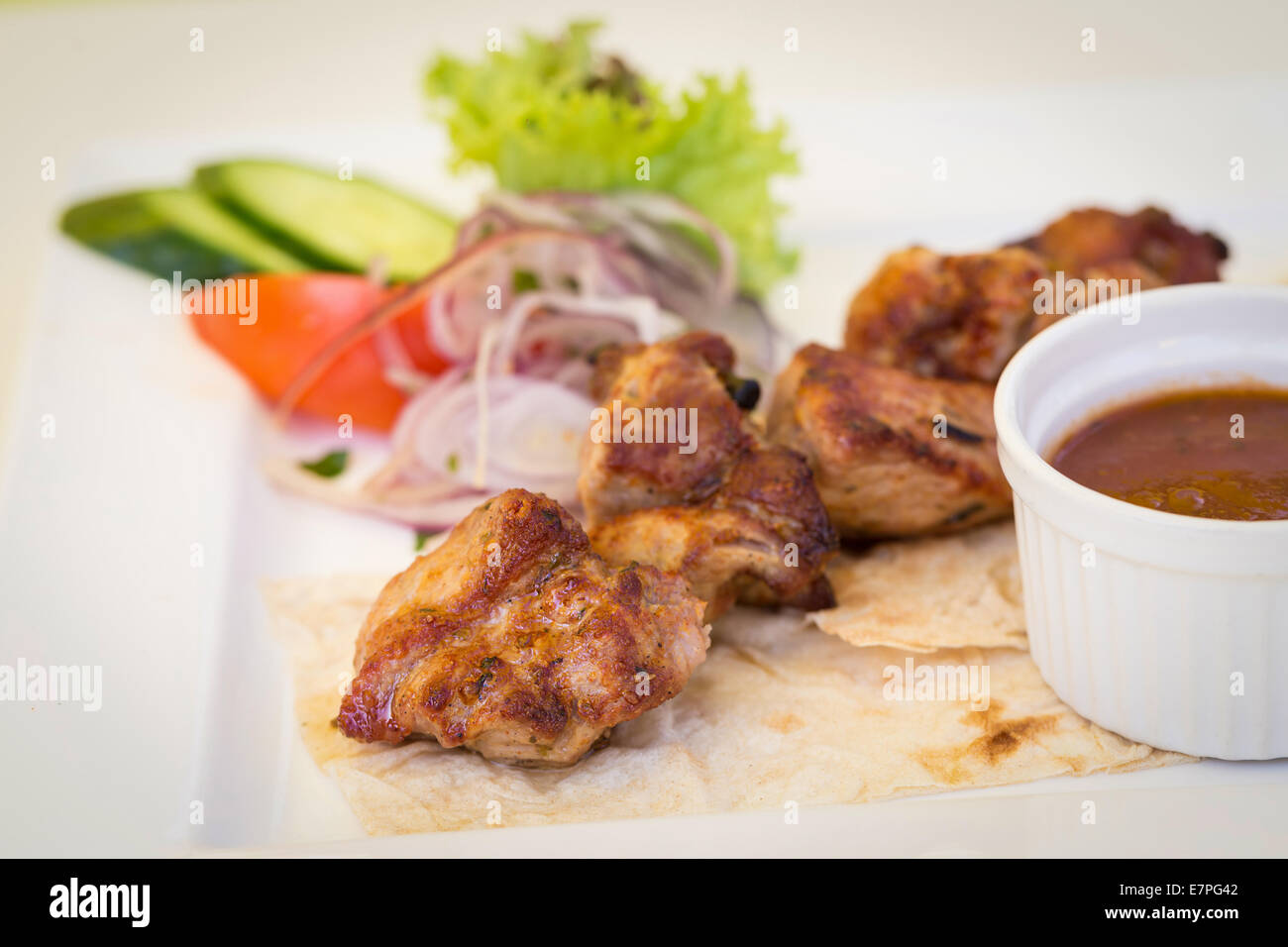 Close up fresh marinated pork hi-res stock photography and images - Alamy