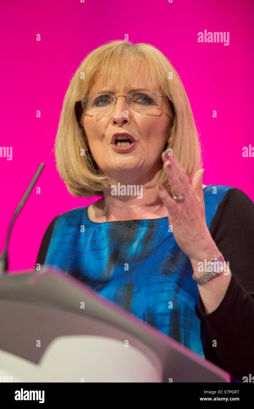 Manchester, UK. 22nd September, 2014. Margaret Curran, Shadow Secretary ...