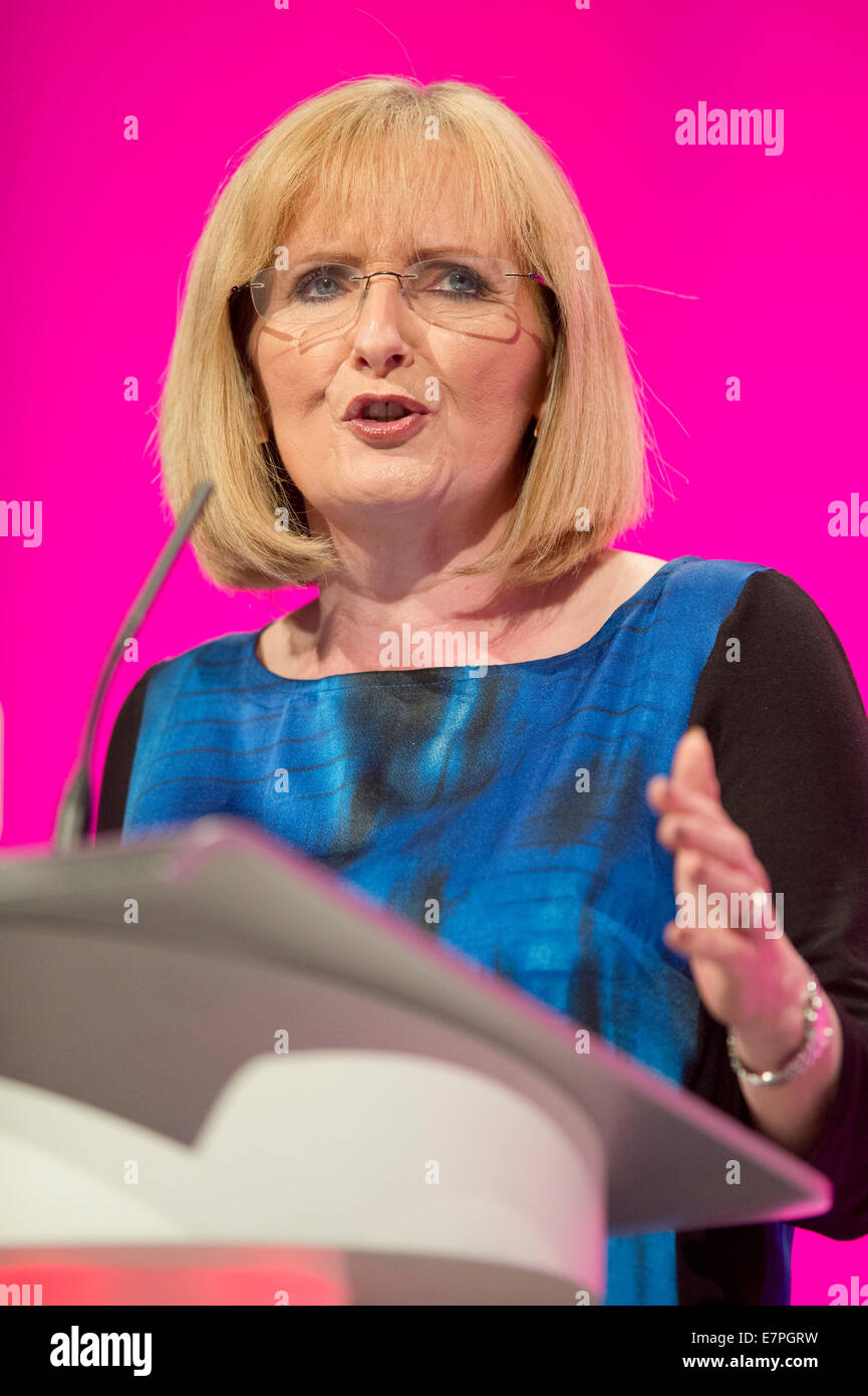 Manchester, UK. 22nd September, 2014. Margaret Curran, Shadow Secretary ...