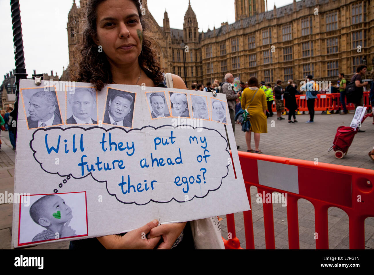 London, UK. 21st Sep, 2014. Climate Protest 2014, London Credit: Adina ...