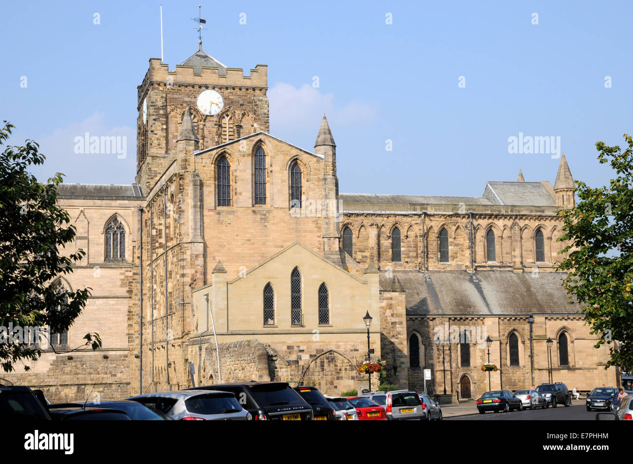 Hexham Abbey, central to the life of the town of the same name. The ...