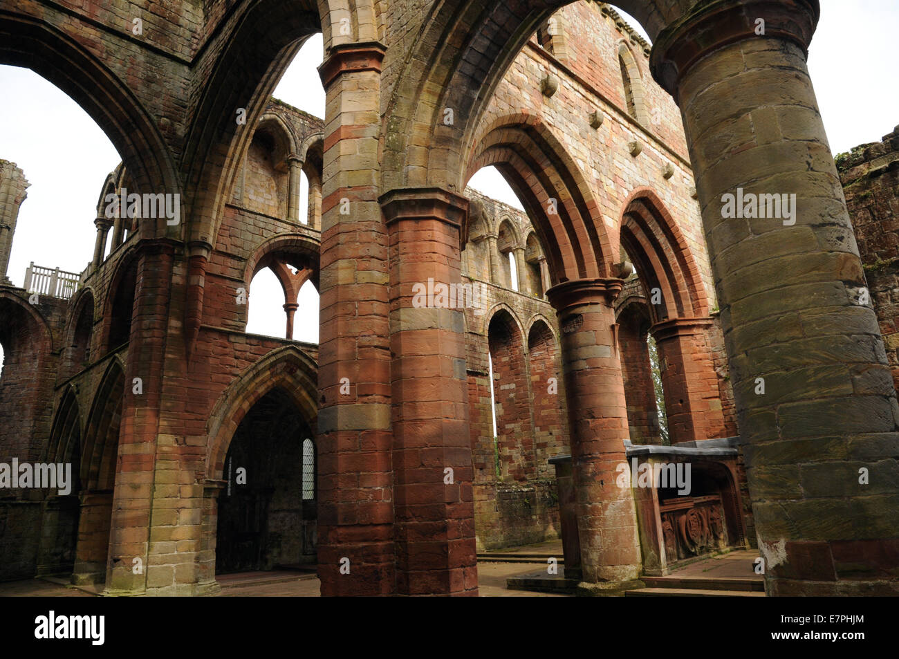 Lanercost priory and hadrians wall stone hi-res stock photography and ...