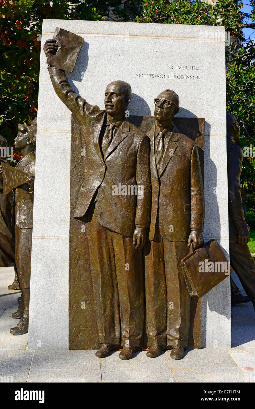 Virginia Civil Rights Memorial at the Virginia State Capitol in ...