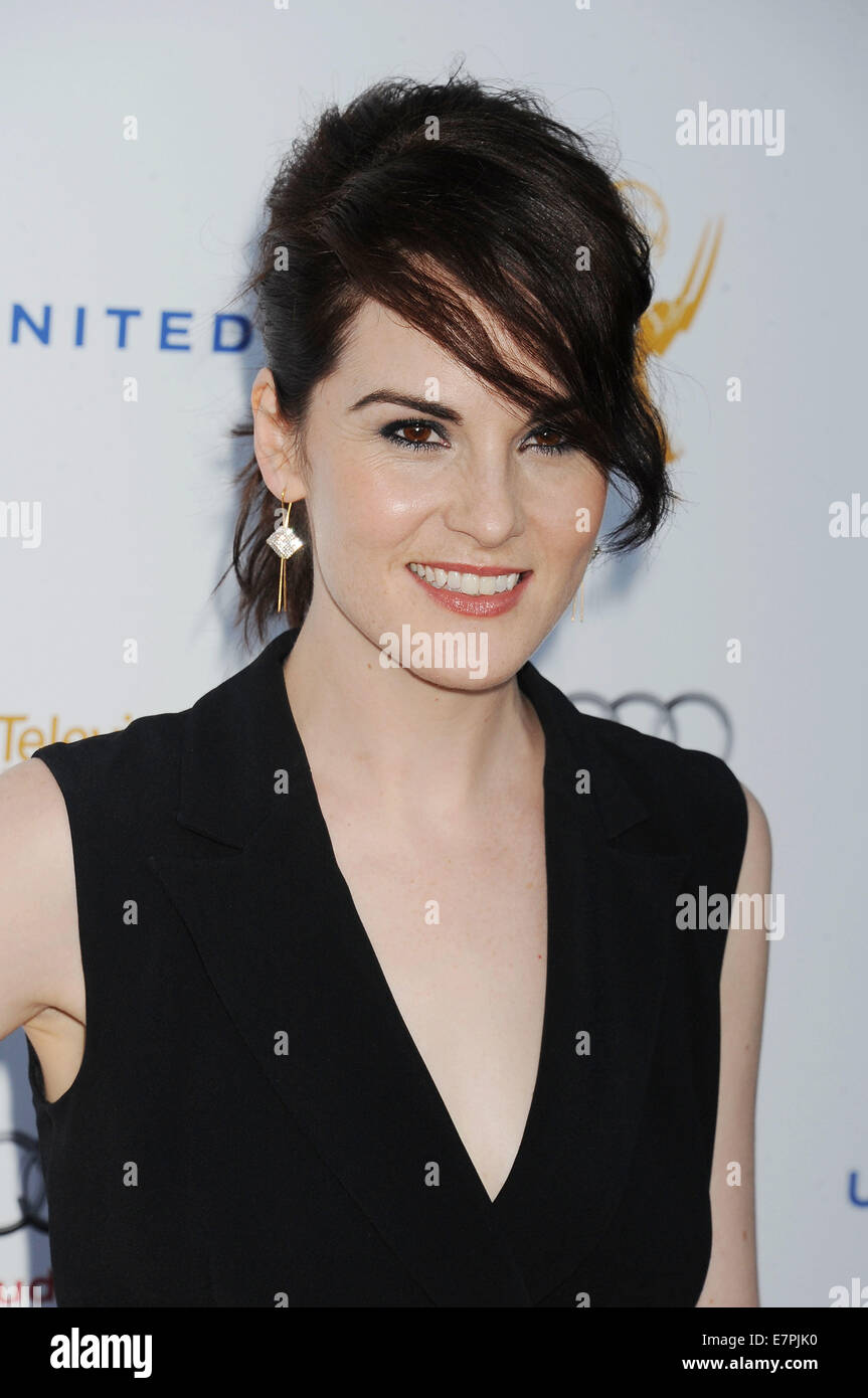 MICHELLE DOCKERY UK film and TV actress in August 2014. Photo Jeffrey ...