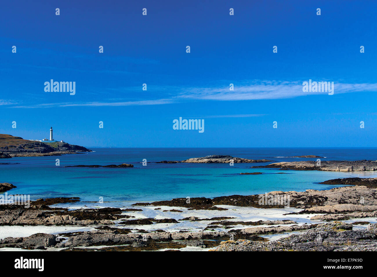 Ardnamurchan Lighthouse and Ardnamurchan Point, the most westerly point ...