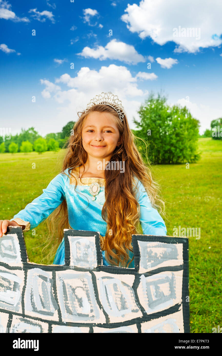 Charming beautiful girl in princess costume Stock Photo - Alamy