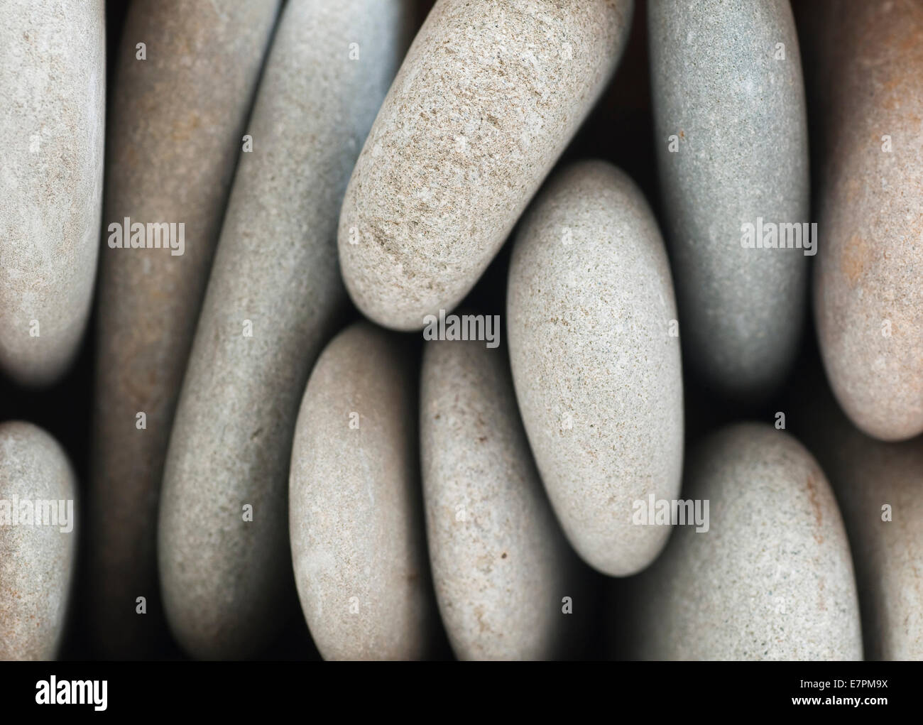 Pebbles arranged together Stock Photo - Alamy