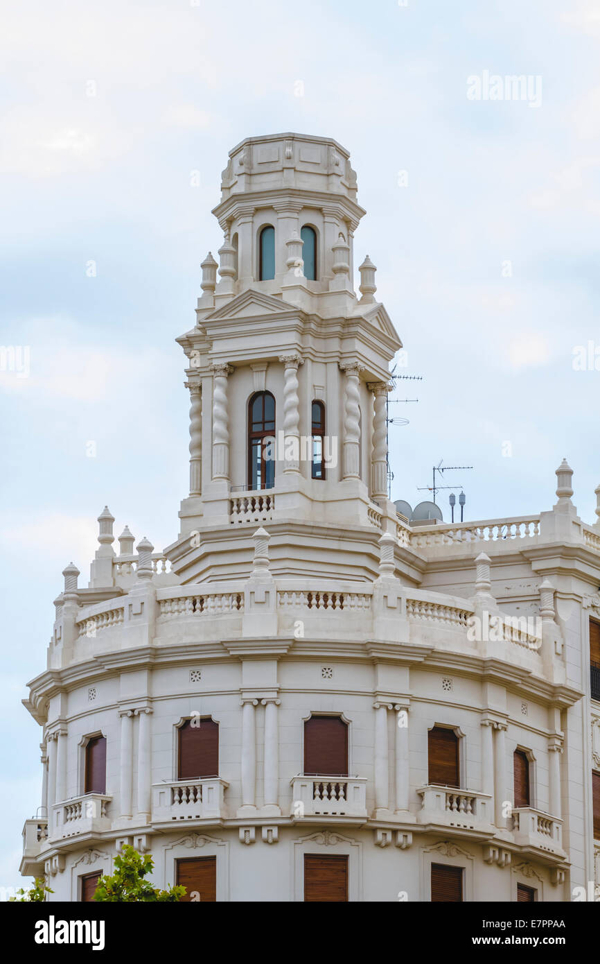 tipical architecture of the Spanish city of Valencia Stock Photo - Alamy