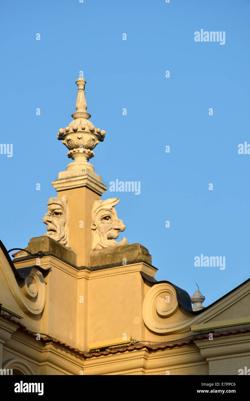 Detail of Cloth Hall in Rynek (Main Square), Krakow, Poland Stock Photo ...