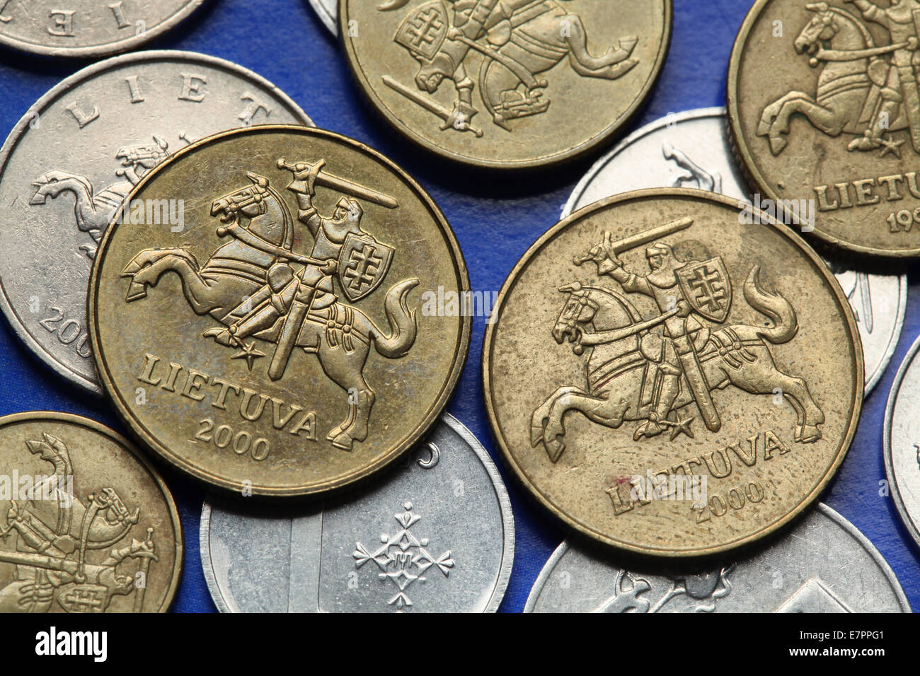Coins of Lithuania. Lithuanian national coats of arms known as the ...