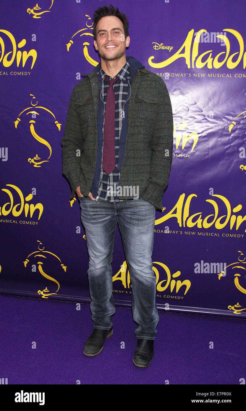 Opening night of Broadway's Aladdin at the New Amsterdam Theatre ...