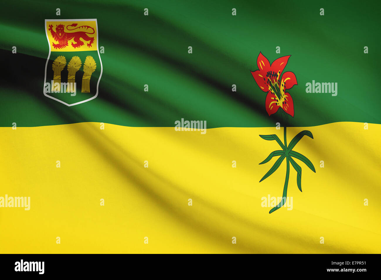 Saskatchewan french flag hi-res stock photography and images - Alamy