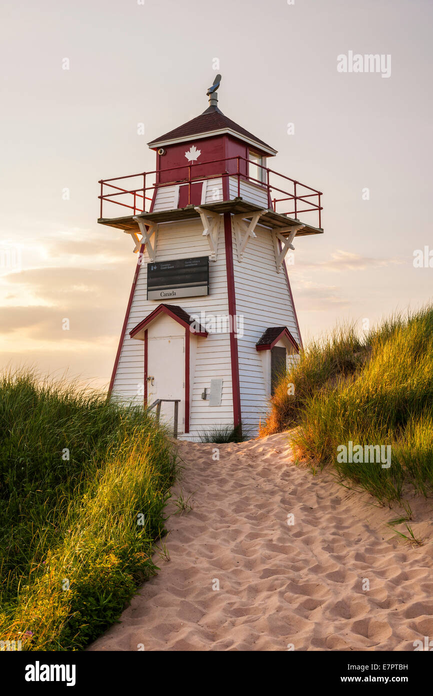 Covehead Harbour lighthouse, Prince Edward Island, Canada Stock Photo ...