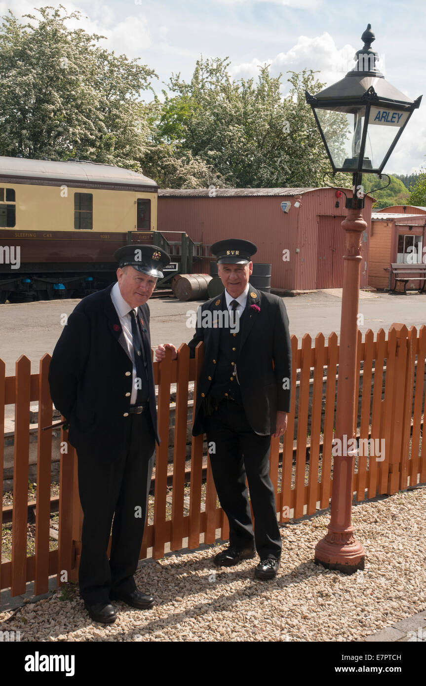 Staff of the Severn Valley Railway, England. Most staff on this ...