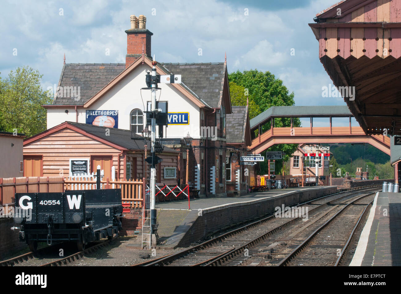 Bewdley station on the Severn Valley Railway, England Stock Photo - Alamy