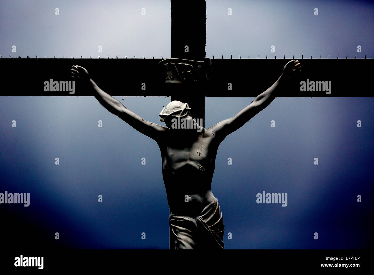 Jesus on a cross hi-res stock photography and images - Alamy