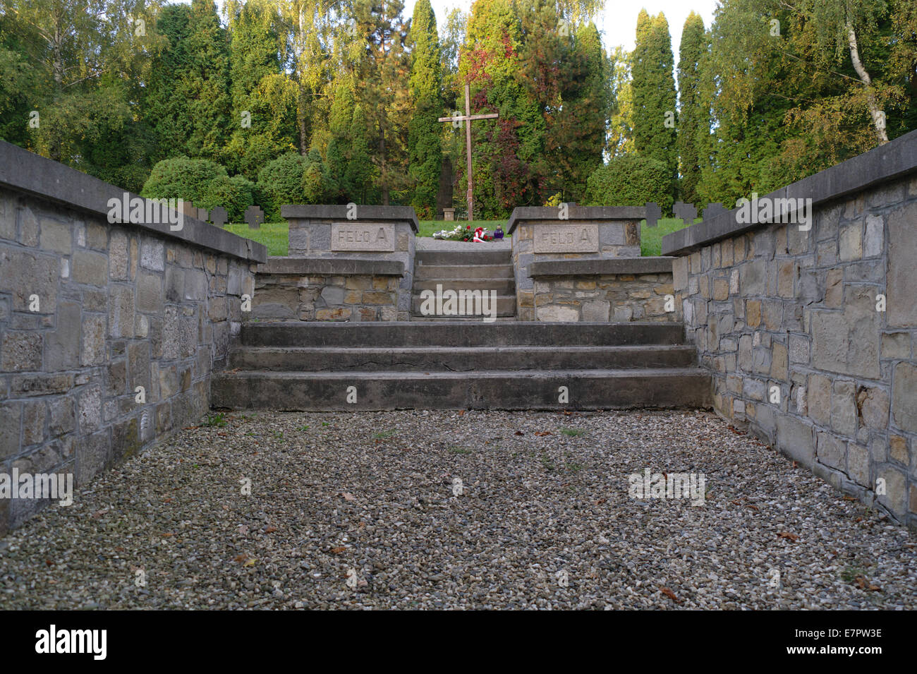 Cemetery stairs hi-res stock photography and images - Alamy