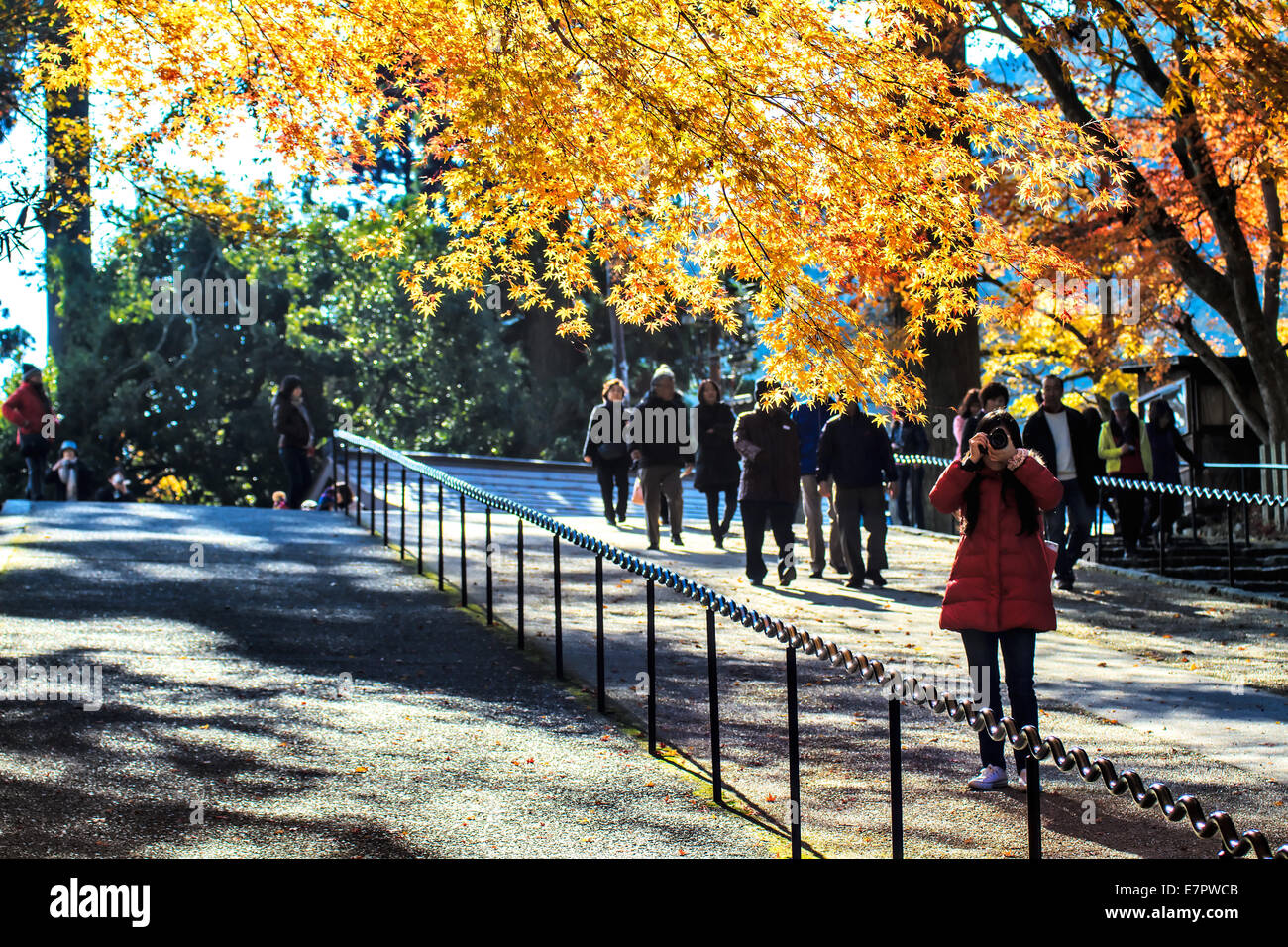 Kyoto, Japan - November 22, 2013: Enryaku-ji is a Tendai monastery ...