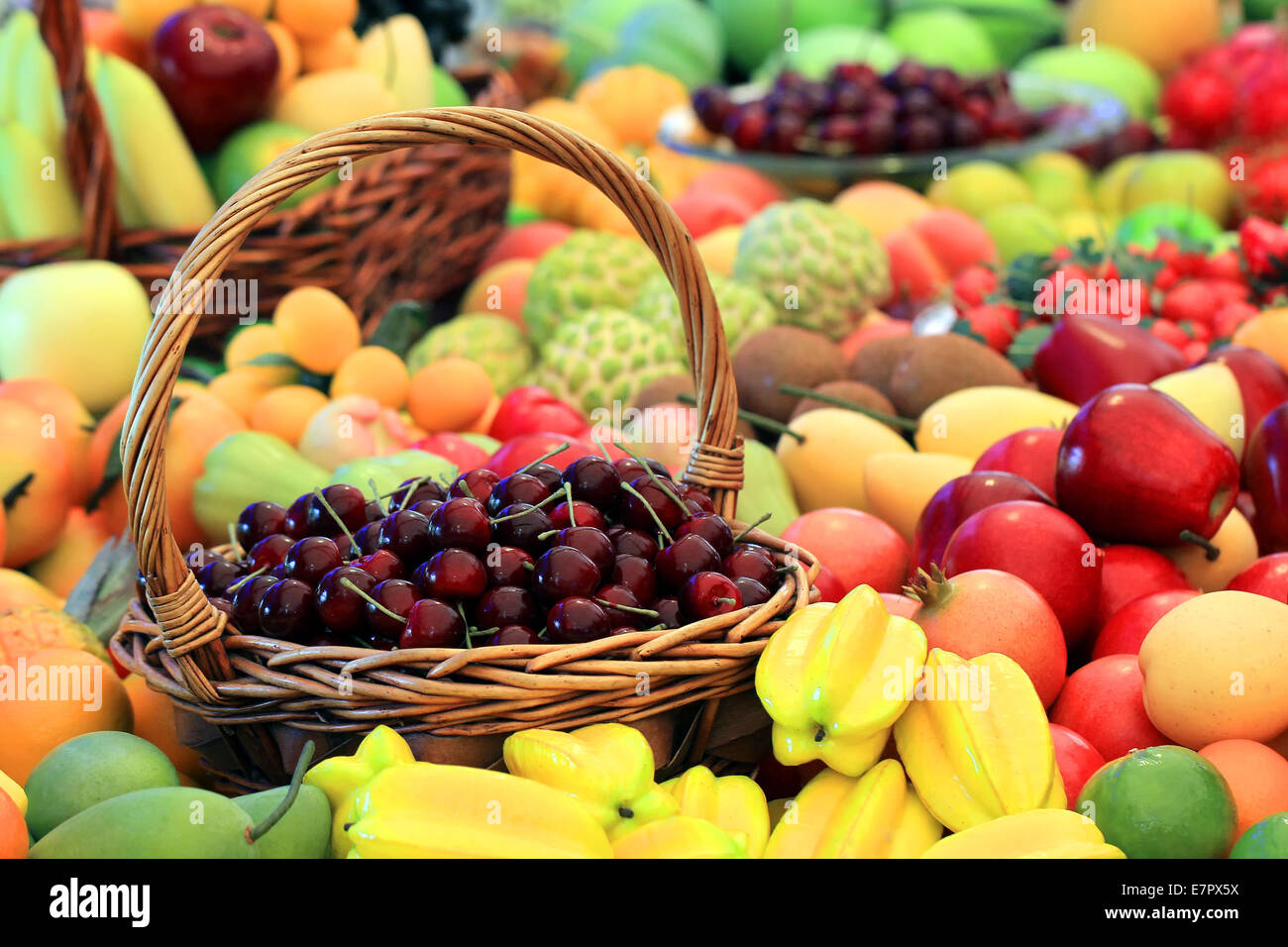 colorful picture of various fruits Stock Photo - Alamy