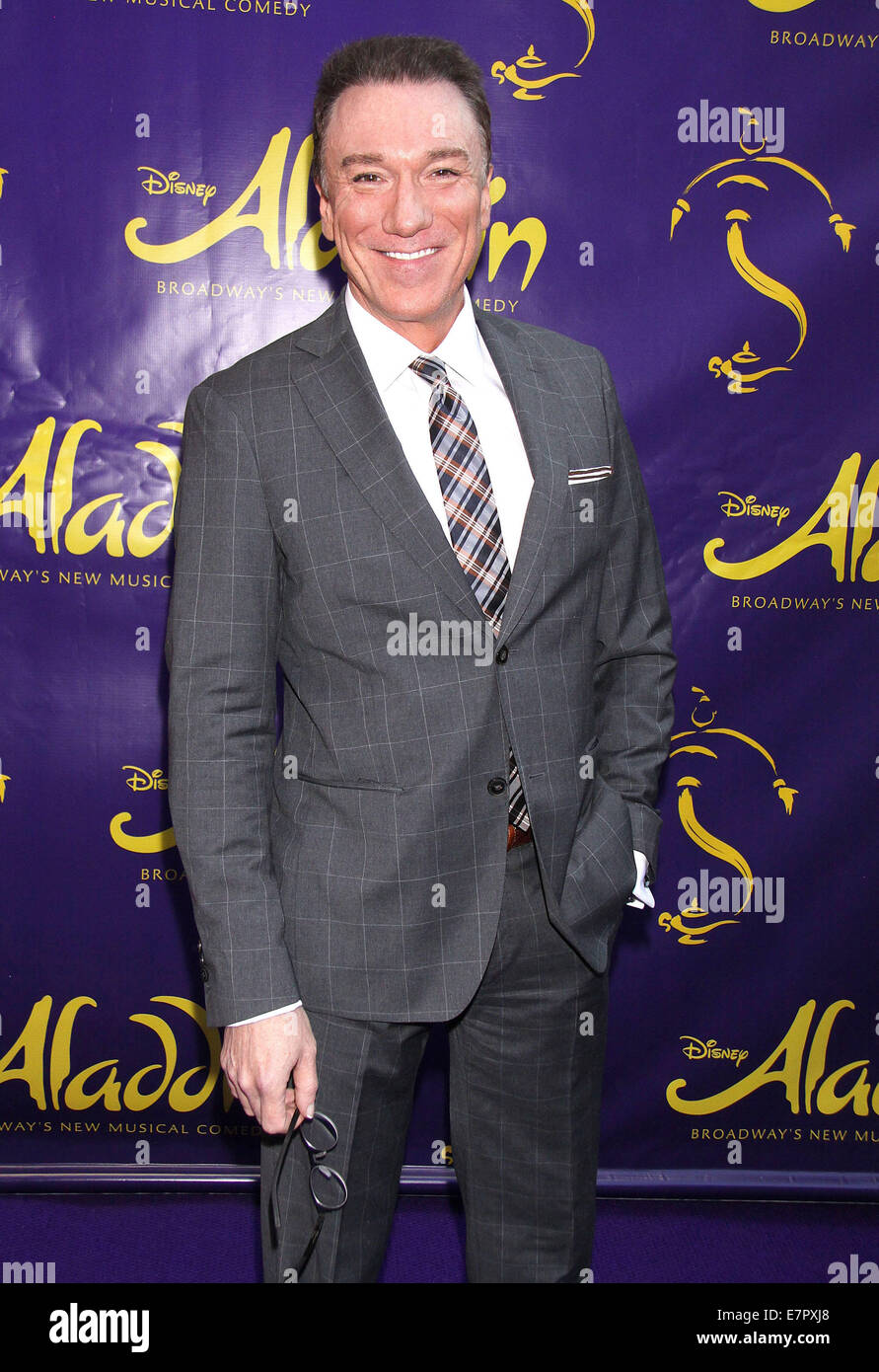 Opening night of Broadway's Aladdin at the New Amsterdam Theatre ...
