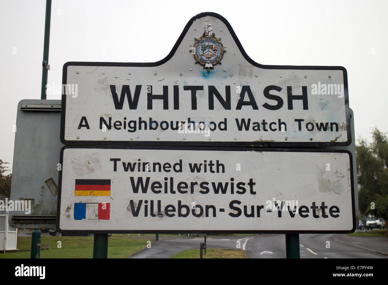 Whitnash sign, Leamington Spa, Warwickshire, England, UK Stock Photo ...