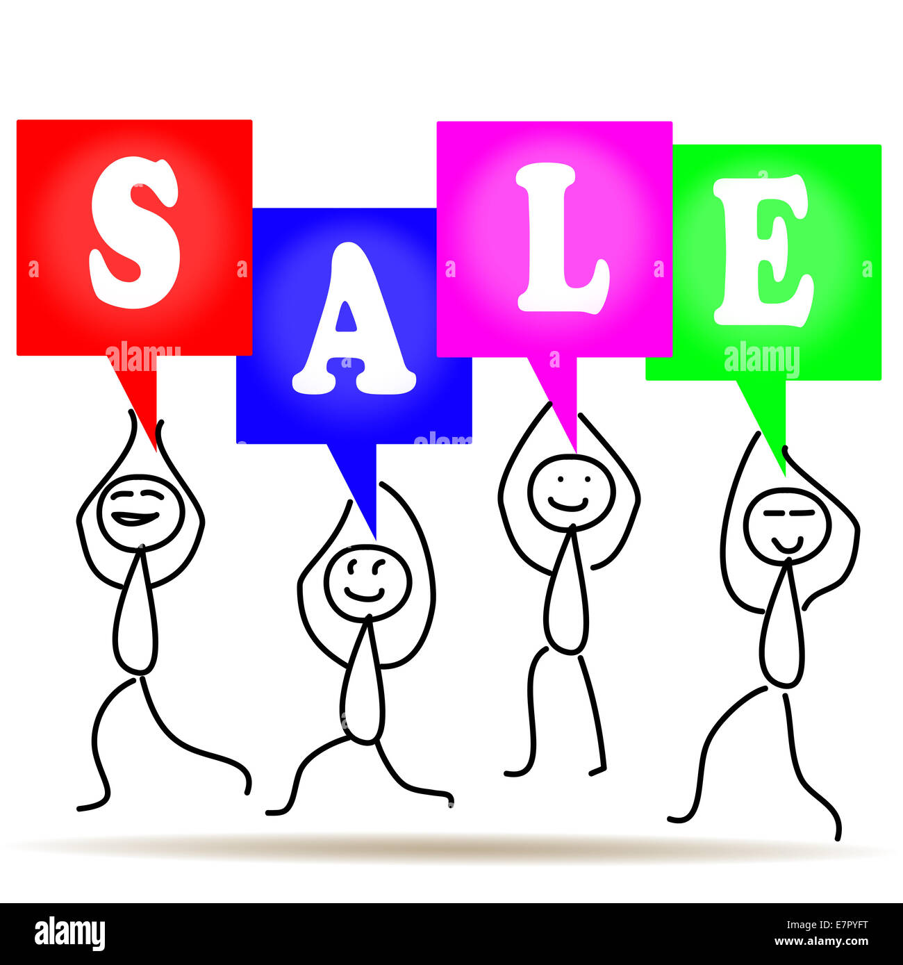 Vector people sale Stock Photo - Alamy