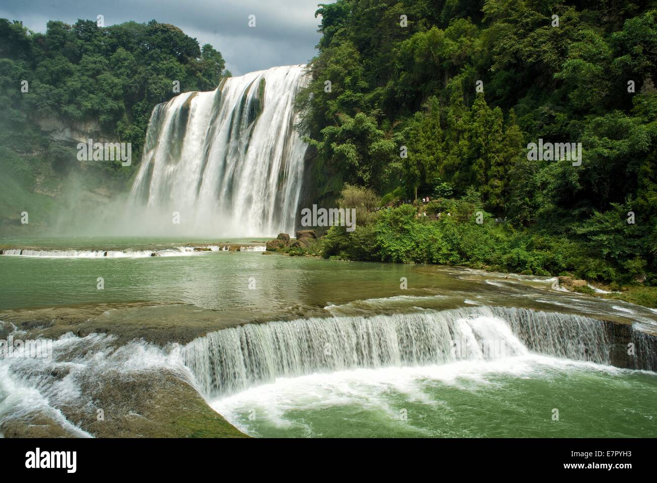 Huangguoshu Waterfall Baishui River Anshun City Guizhou Province China ...