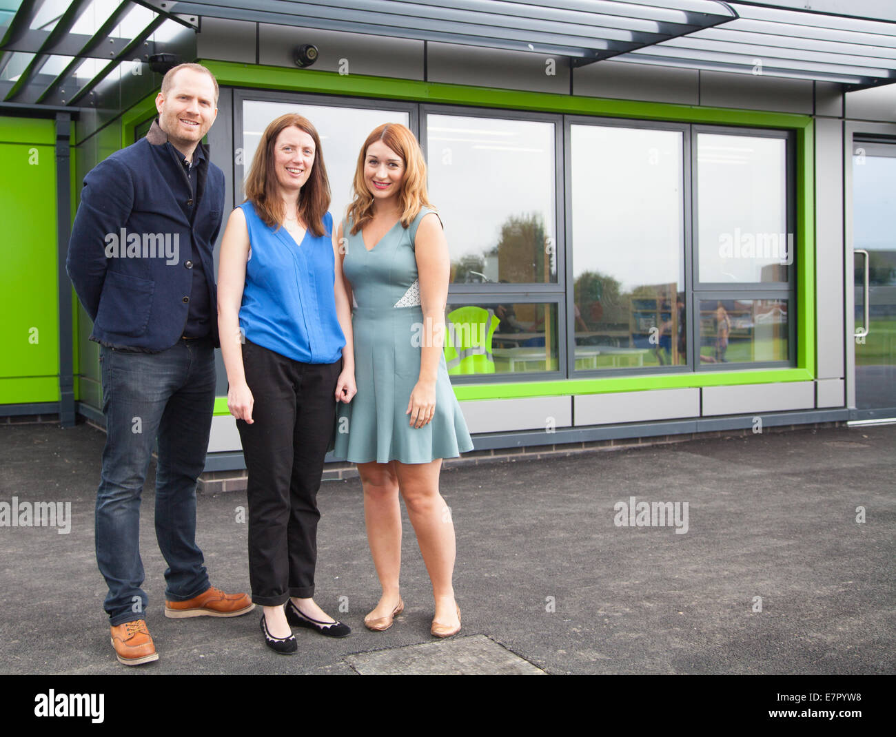 TV Chef, Bryn Williams; Headteacher Nerys Davies and S4C Stwnch's Lois ...