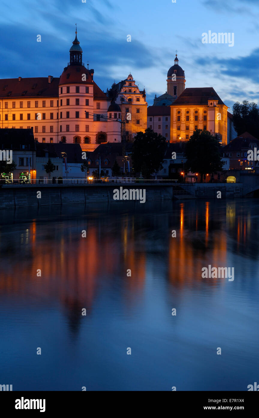Neuburg an der Donau, Schloss Neuburg , Neuburg Castle, Danube River ...