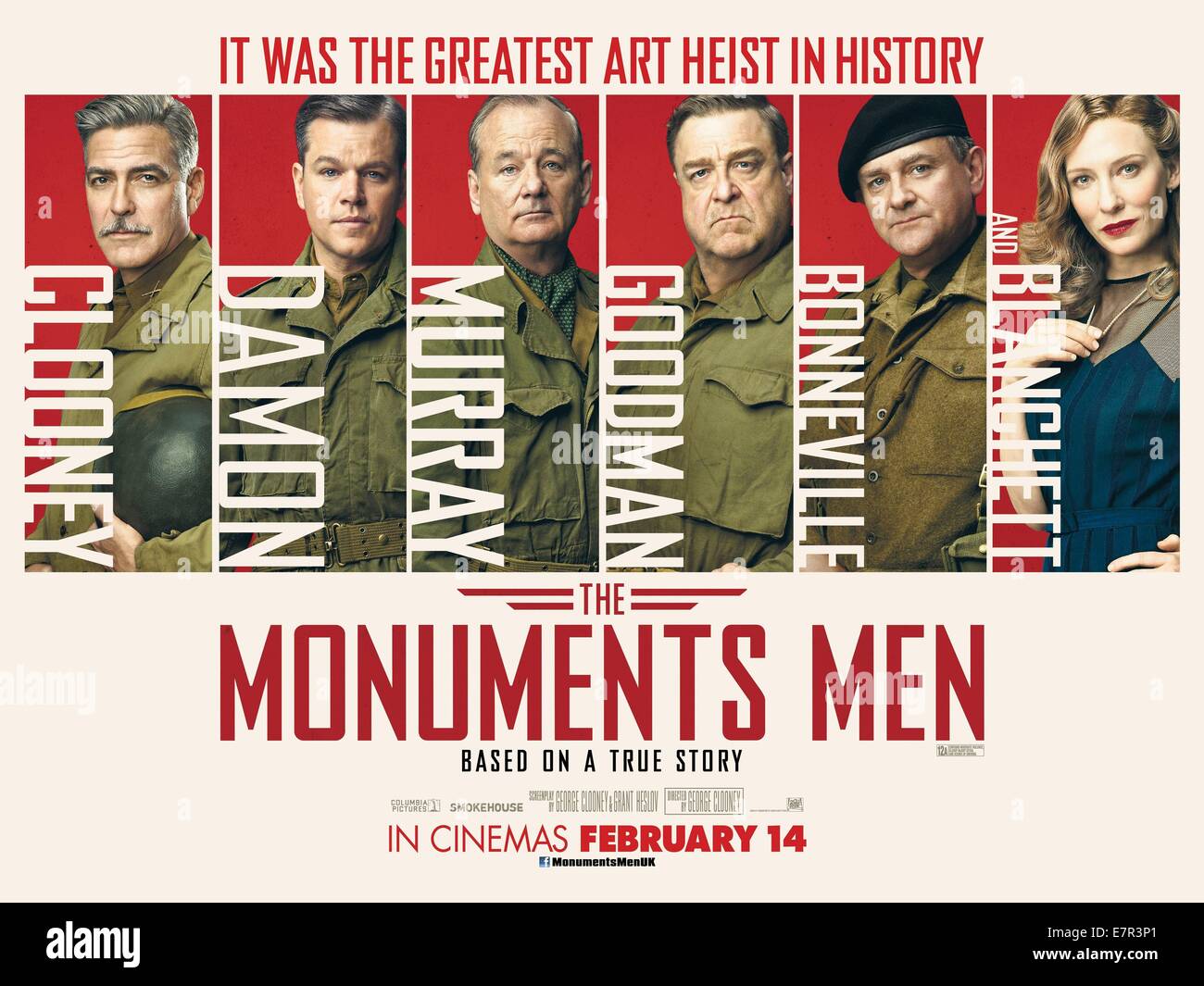 The Monuments Men Year : 2014 USA / Germany Director : George Clooney ...