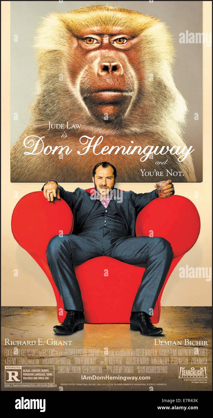 Dom Hemingway Year : 2013 UK Director : Richard Shepard Jude Law Movie ...