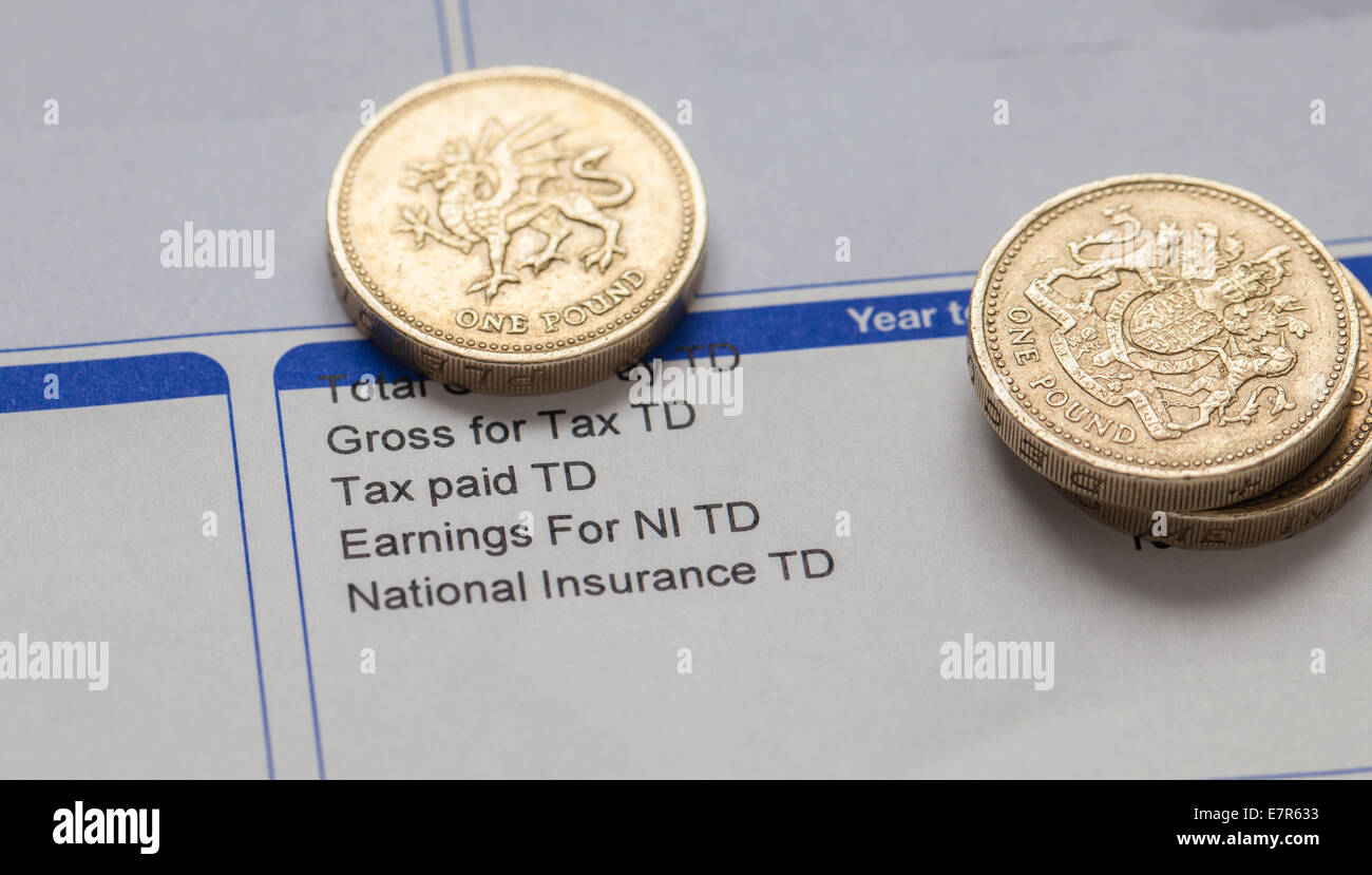 Pay slip uk hi-res stock photography and images - Alamy
