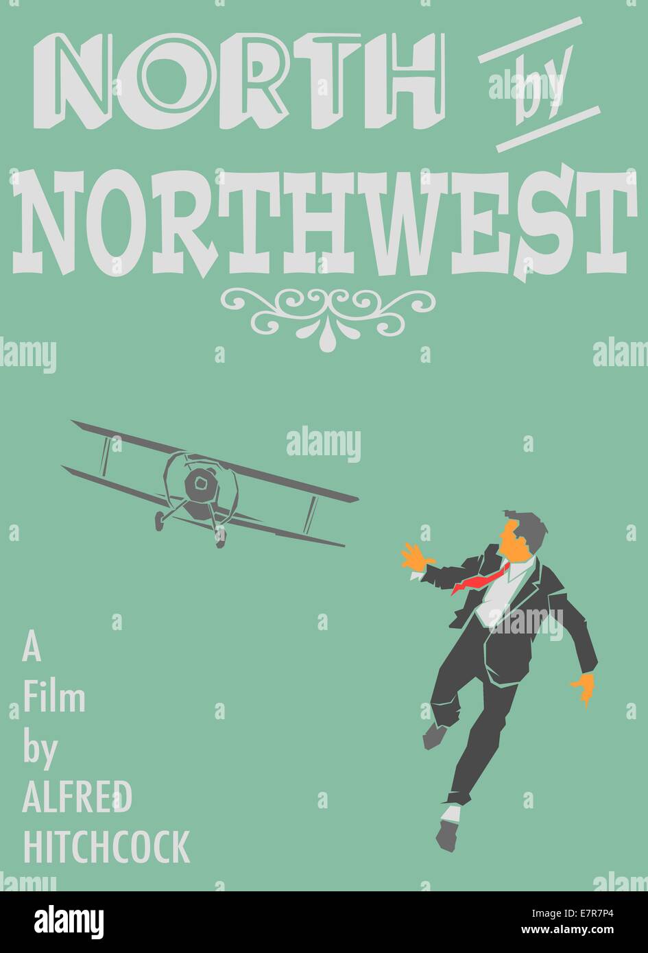 North By Northwest Minimalist Poster